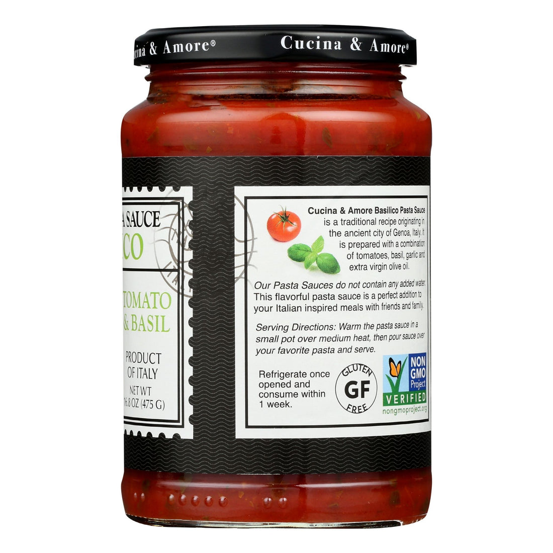 Basilico Pasta Sauce (Basil & Garlic) - 4 Pack – Cucina & Amore
